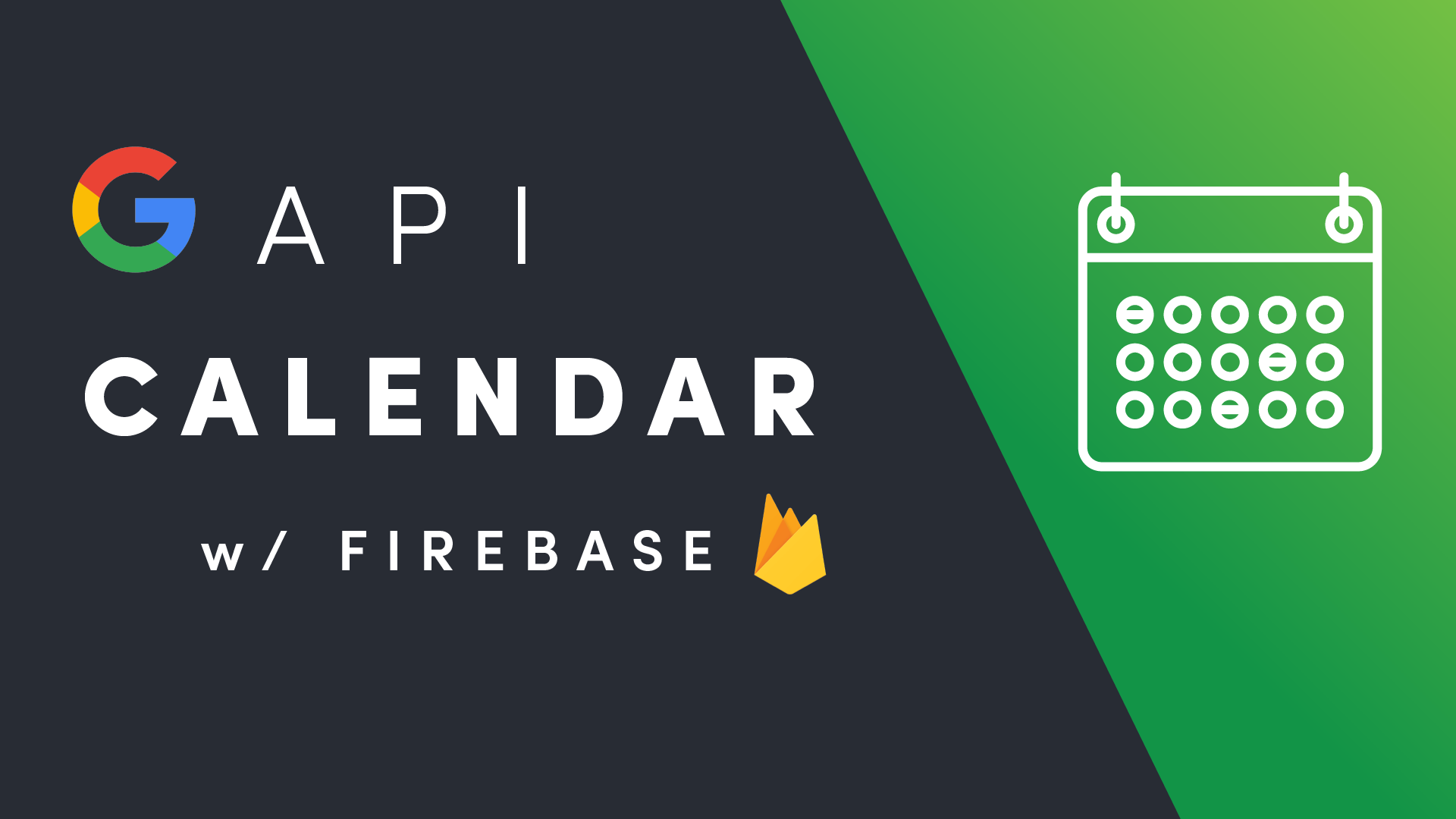 Using The Google Calendar API